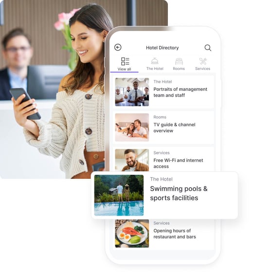 Best Digital Guest Directory for Hotels | STAY
