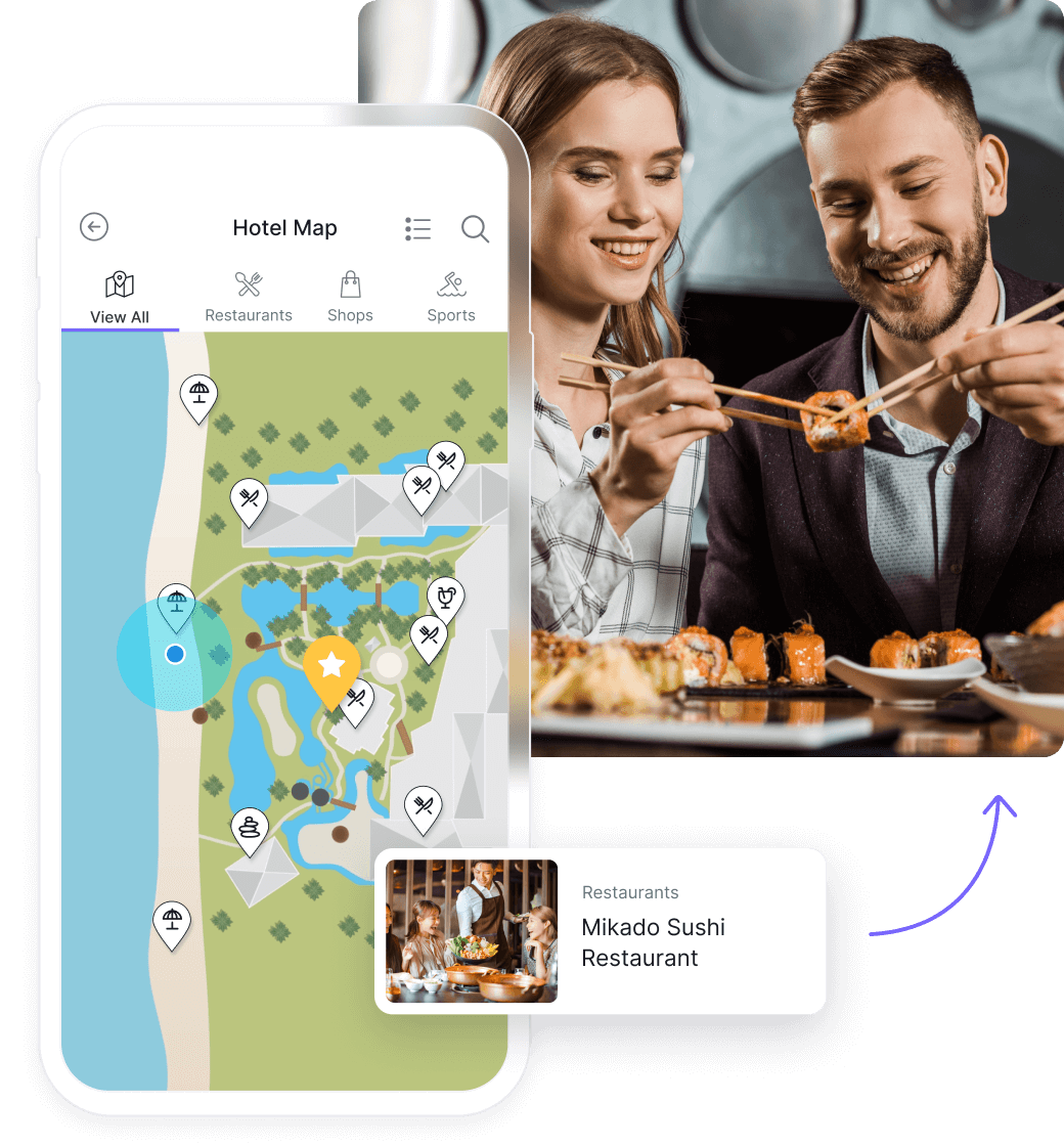 Interactive Hotel Map: improve your guest experience | STAY