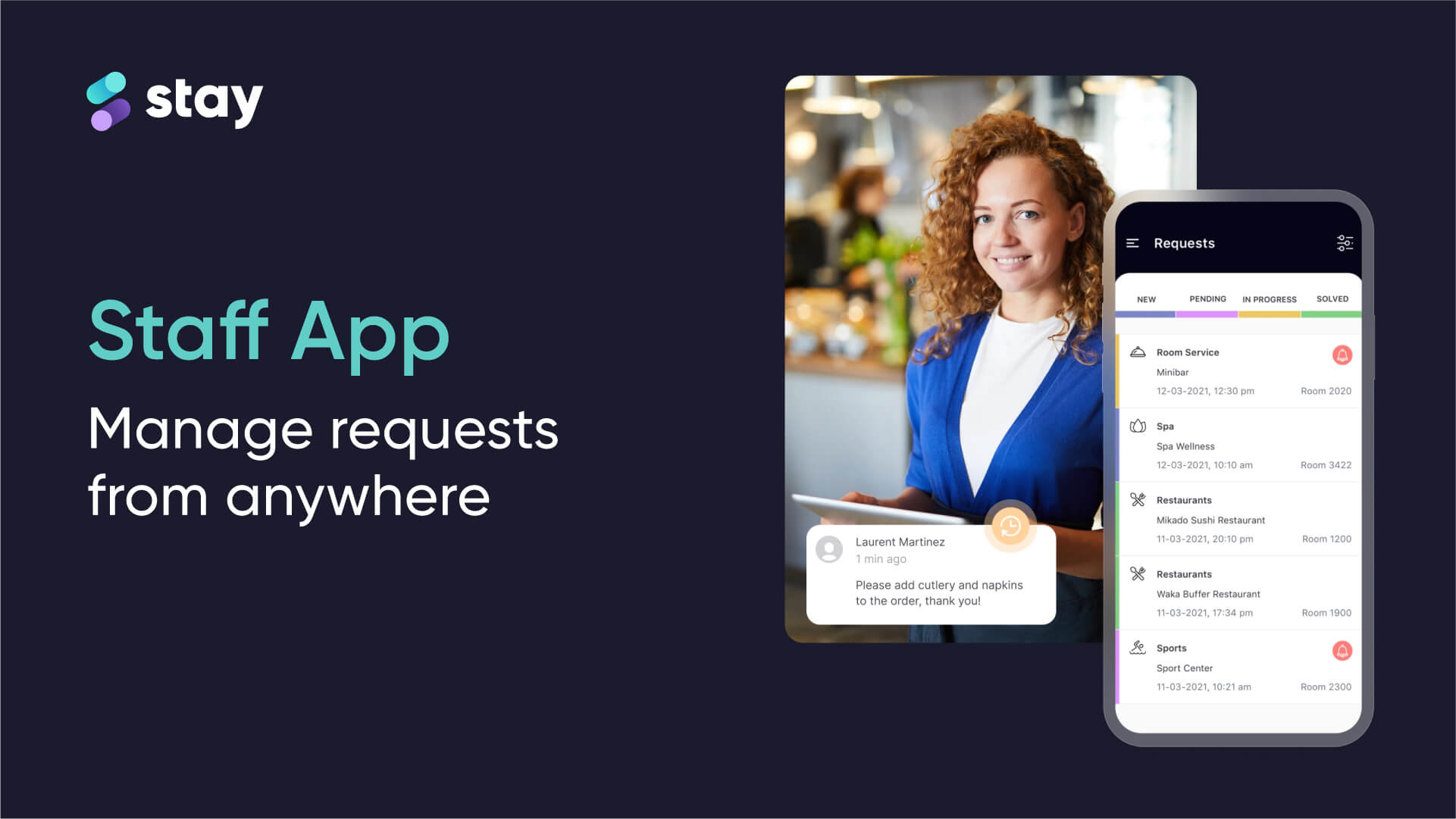 The best Hotel Staff App | STAY