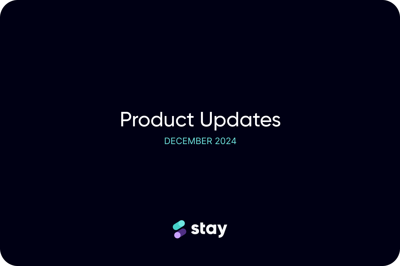 Novedades de producto: Diciembre 2024 | STAY